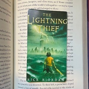Percy Jackson and the Olympians Book Cover Bookmarks - Etsy