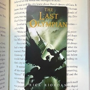 Percy Jackson and the Olympians Book Cover Bookmarks - Etsy
