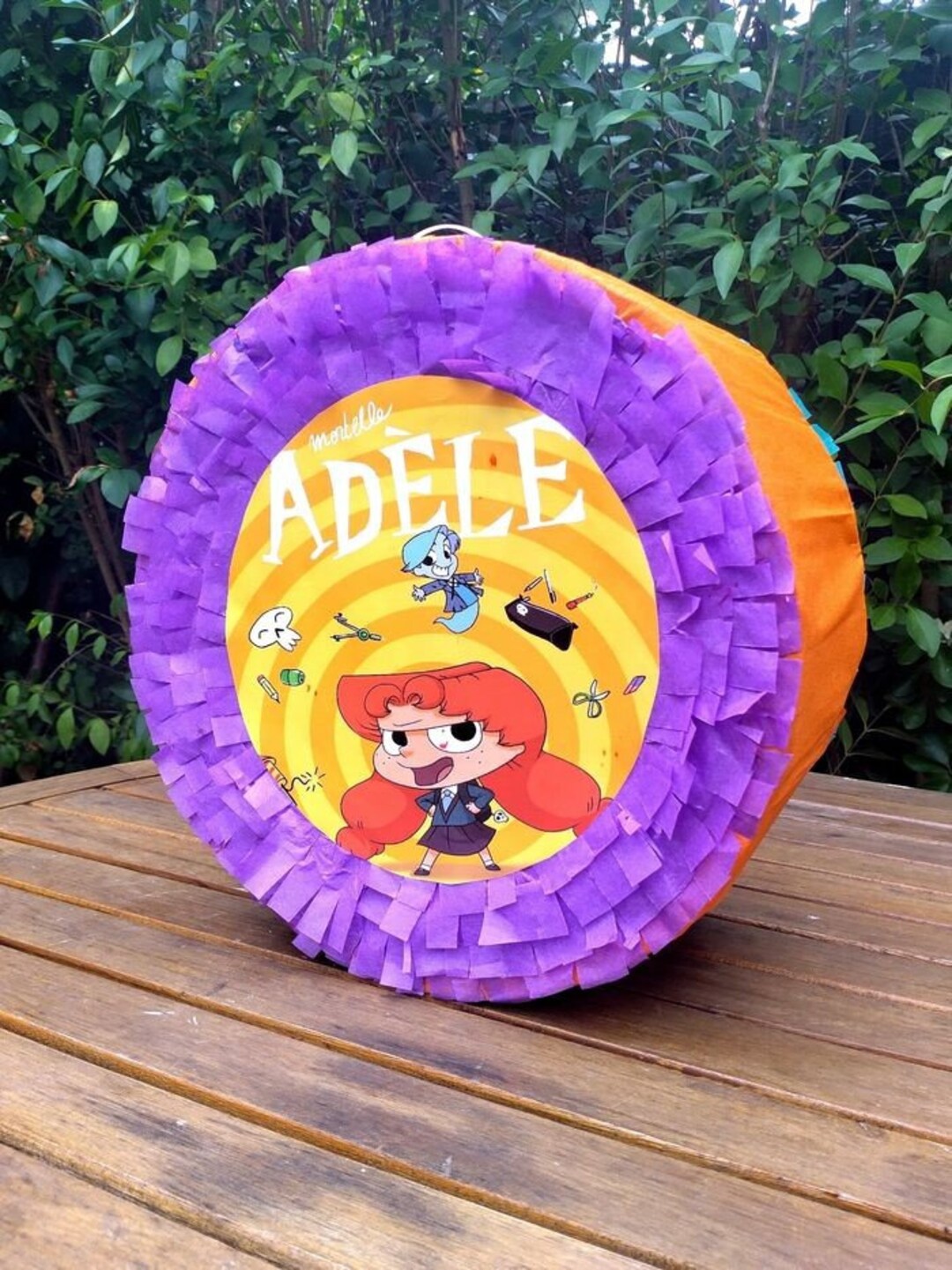 Pinata pignata Mortelle Adele pinata fete anniversaire - Etsy France