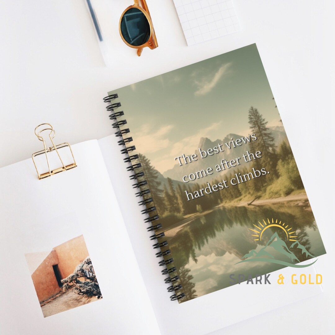 The Best Views Notebook Ruled Line - Etsy