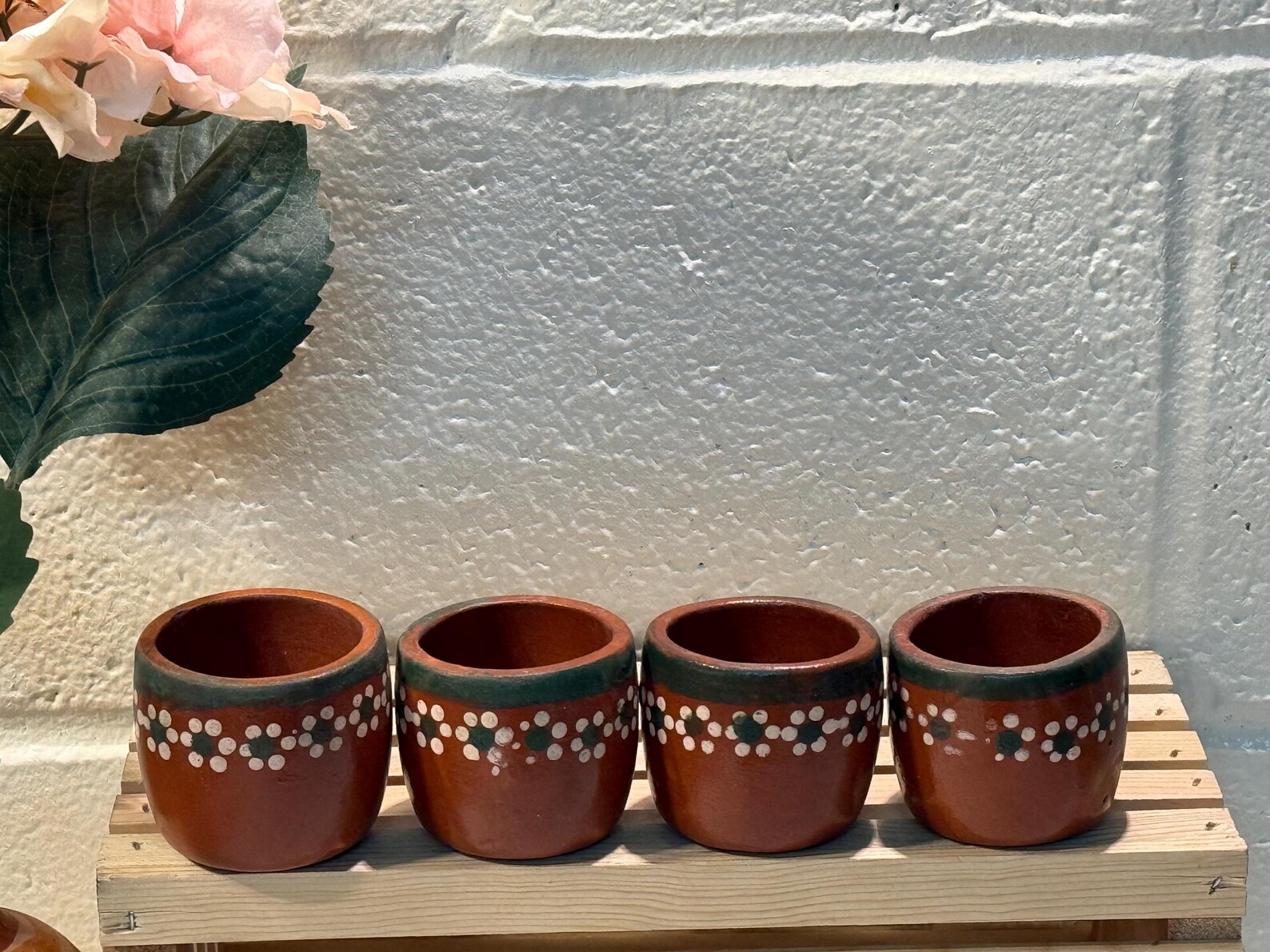 Handmade Mexican Barro Mezcal Cups: Vintage Style Liquor Shot Glasses ...