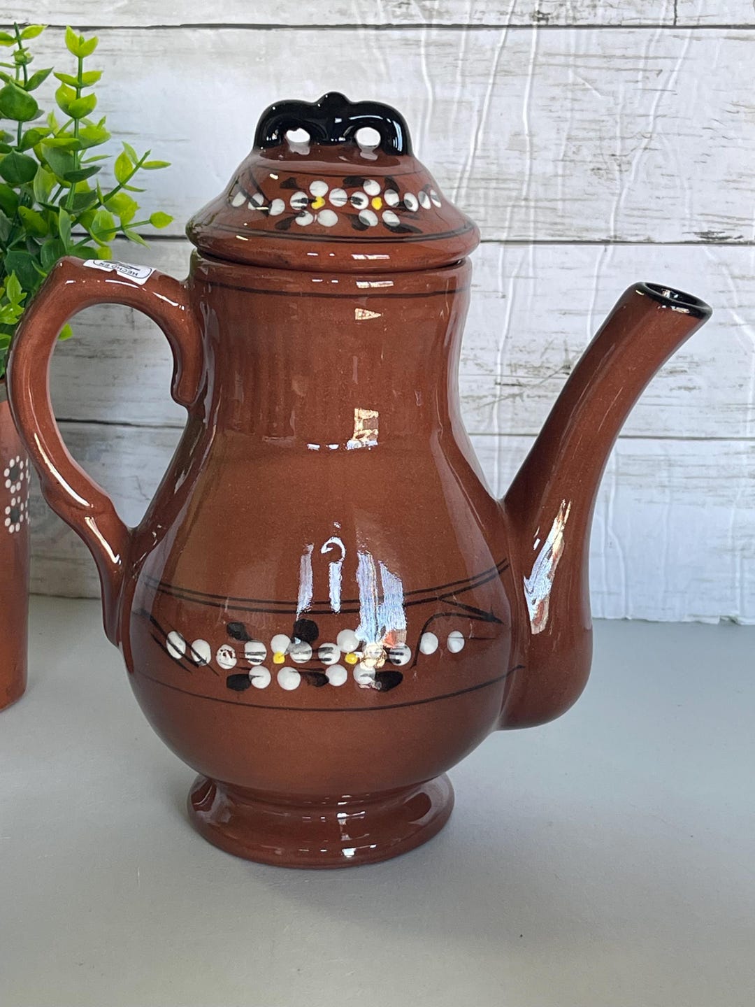 Mi Tierra Teapot - Barro Ceramica Teapot. Mexican Teapot. 10” Mexico ...