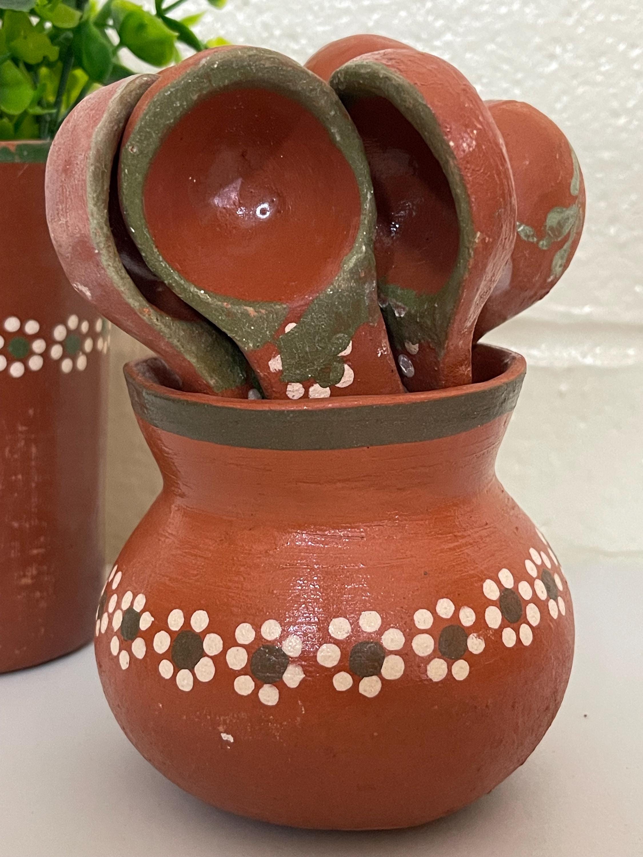 Cucharitas De Barro Sin Plomo.mexican Clay Spoons. Lead Free.2ct ...