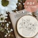 Teacup Flowers Embroidery PDF Pattern for Beginners - Etsy