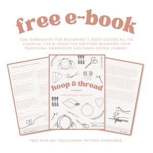 Cherry Stems Punch Needle Pattern Punch Needle PDF Pattern for ...