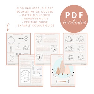 Cherry Stems Punch Needle Pattern Punch Needle PDF Pattern for ...