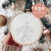 Cherry Stems Punch Needle Pattern Punch Needle PDF Pattern for ...