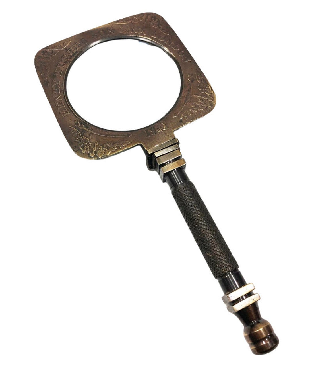 Vintage Antique Henry Hughes & Sons Handheld Magnifying Glass - Etsy