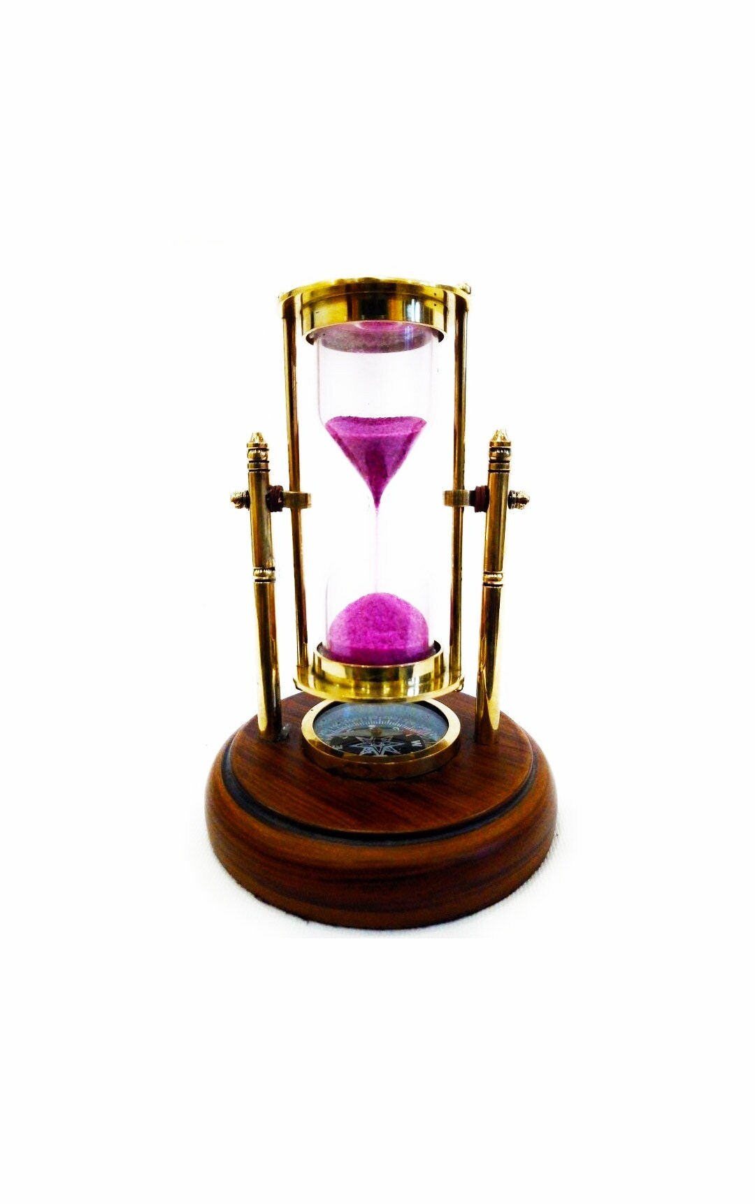 Vintage Revolving Sand Timer / Nautical Wheel Hourglass With - Etsy