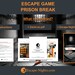 ESCAPE GAME Printable Escape Room I Prison Break I DIY Printable Escape ...