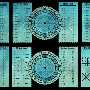 Escape Game Decoder Set I Christmas FROZEN I DIY Escape Room - Etsy