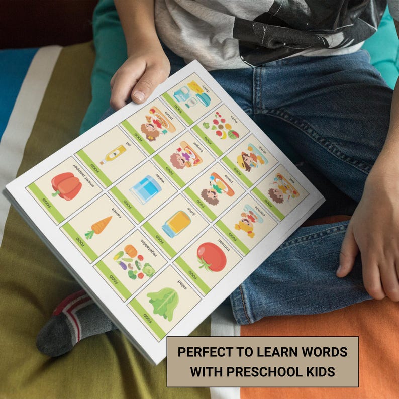 Printable Vocabulary Flashcards for Preschoolers I Homeschool I ...