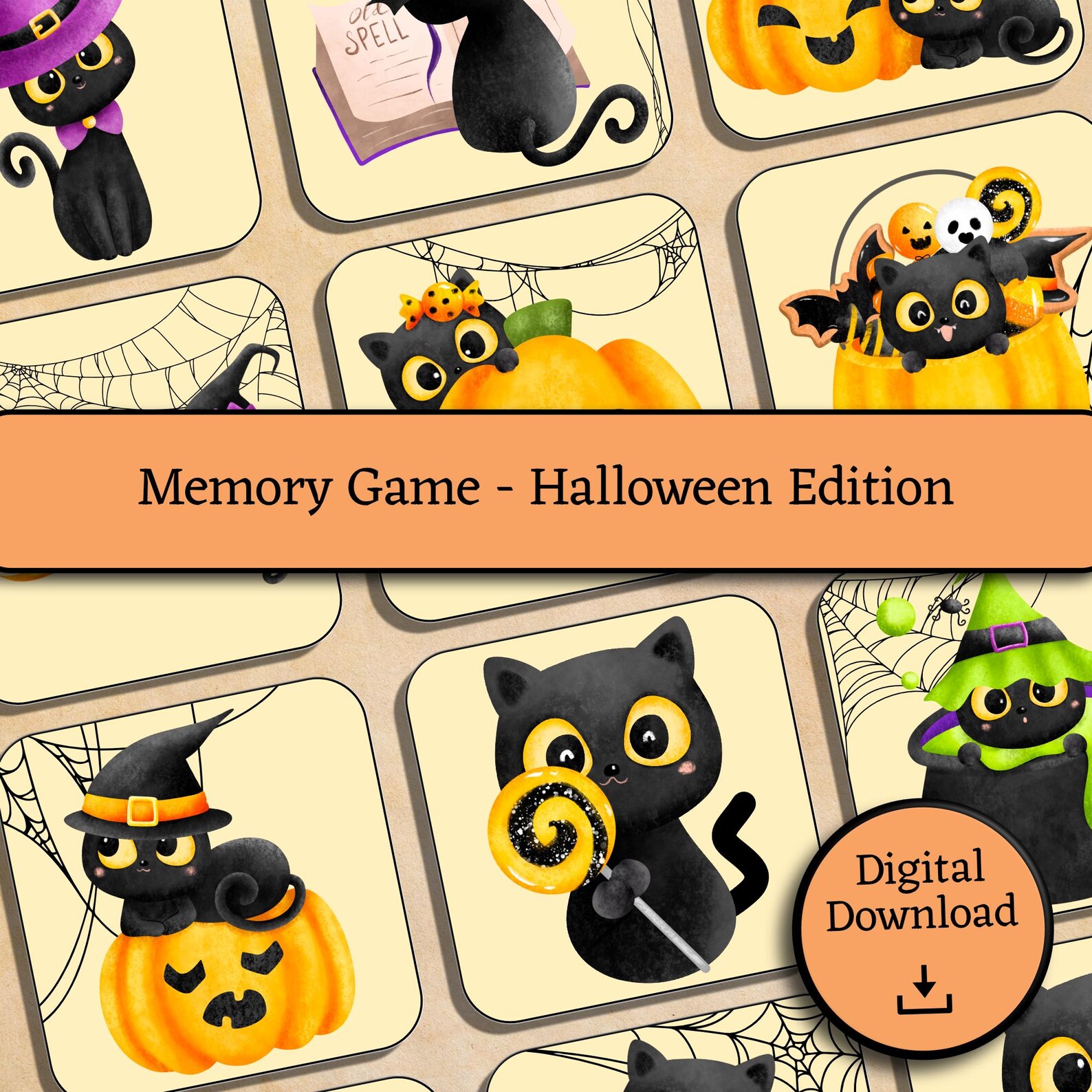 Memory Game for Children I Printable Learning Game I Preschool I Educational Homeschool Material ...