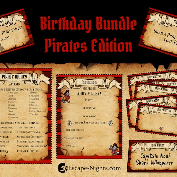 Pirate Birthday Decor - Etsy