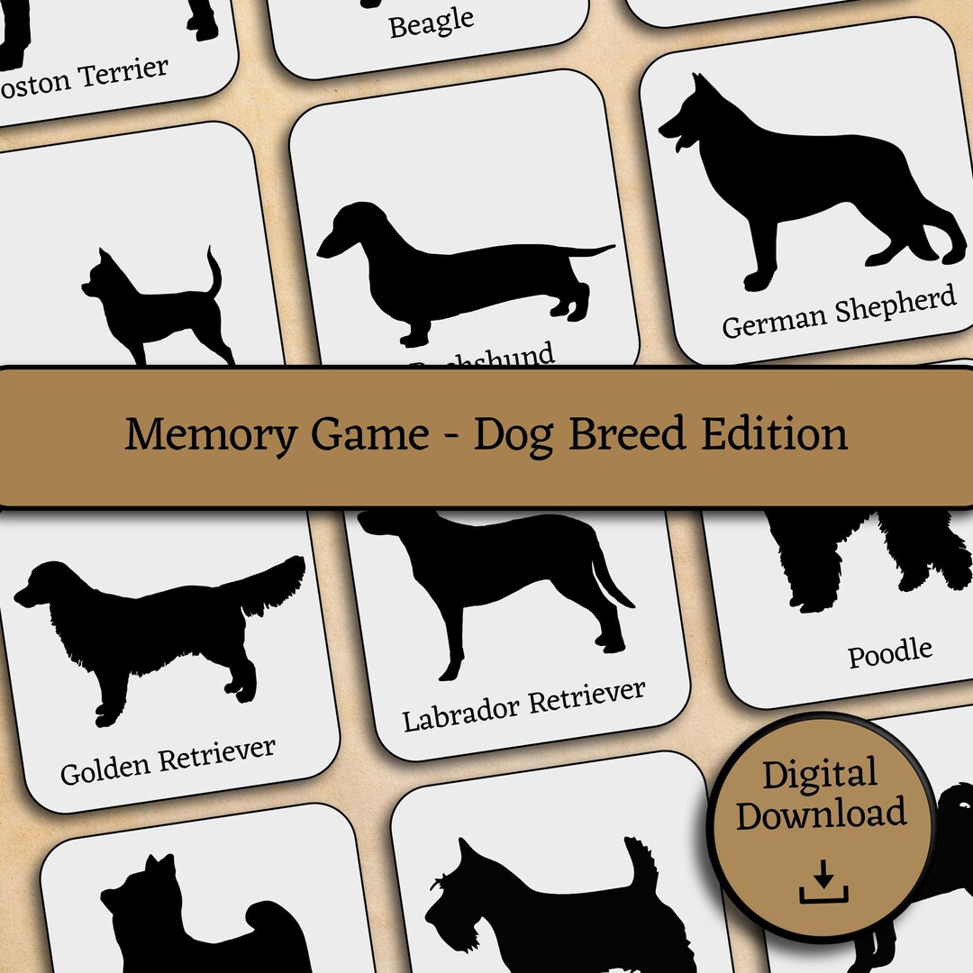 Memory Game for Children I Printable Learning Game I Preschool I ...