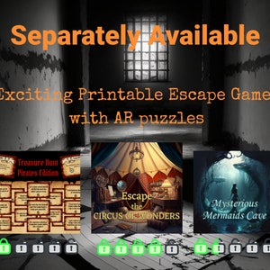 ESCAPE GAME Printable Escape Room I Prison Break I DIY Printable Escape ...