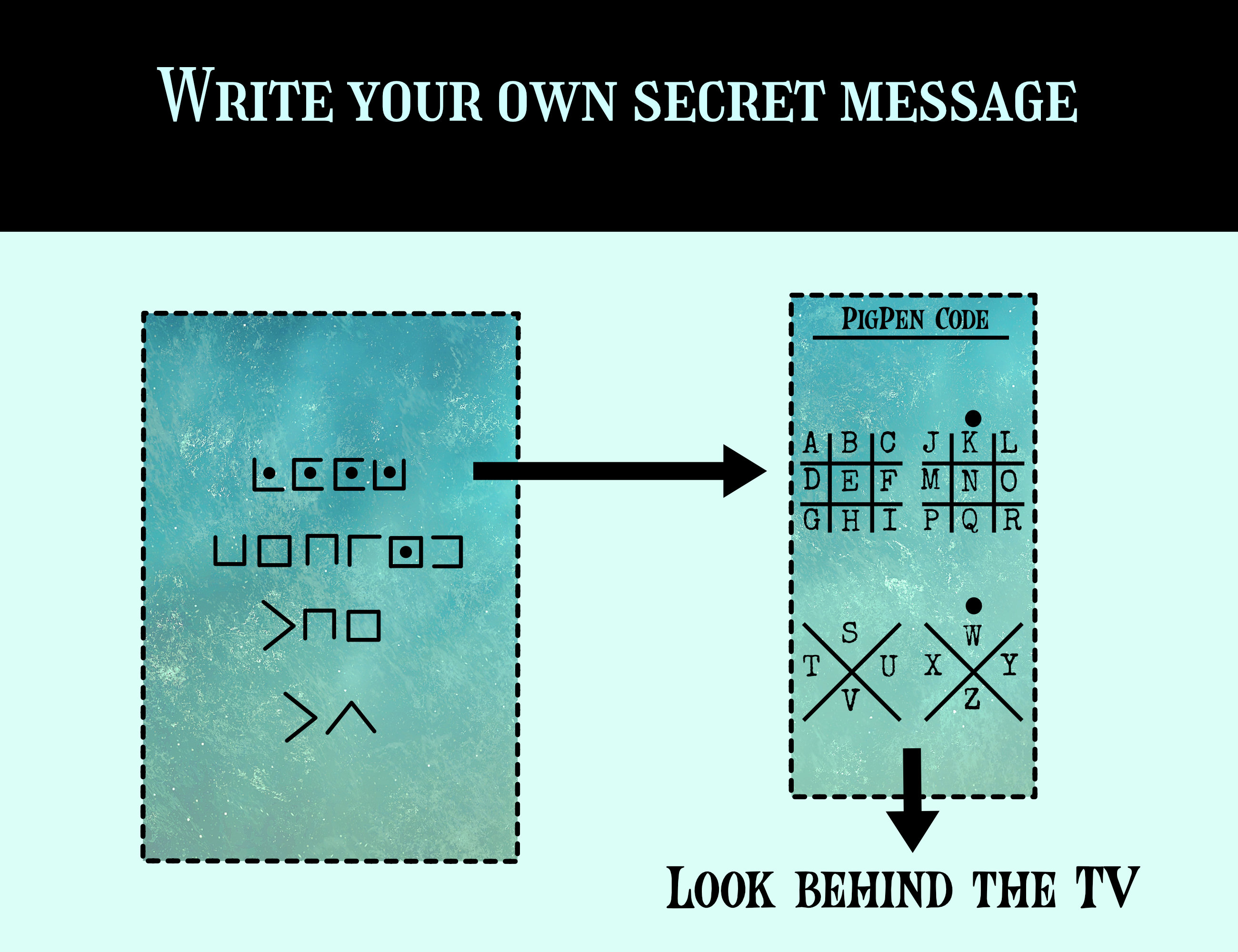 Escape Game Decoder Set I Christmas FROZEN I DIY Escape Room Secret ...