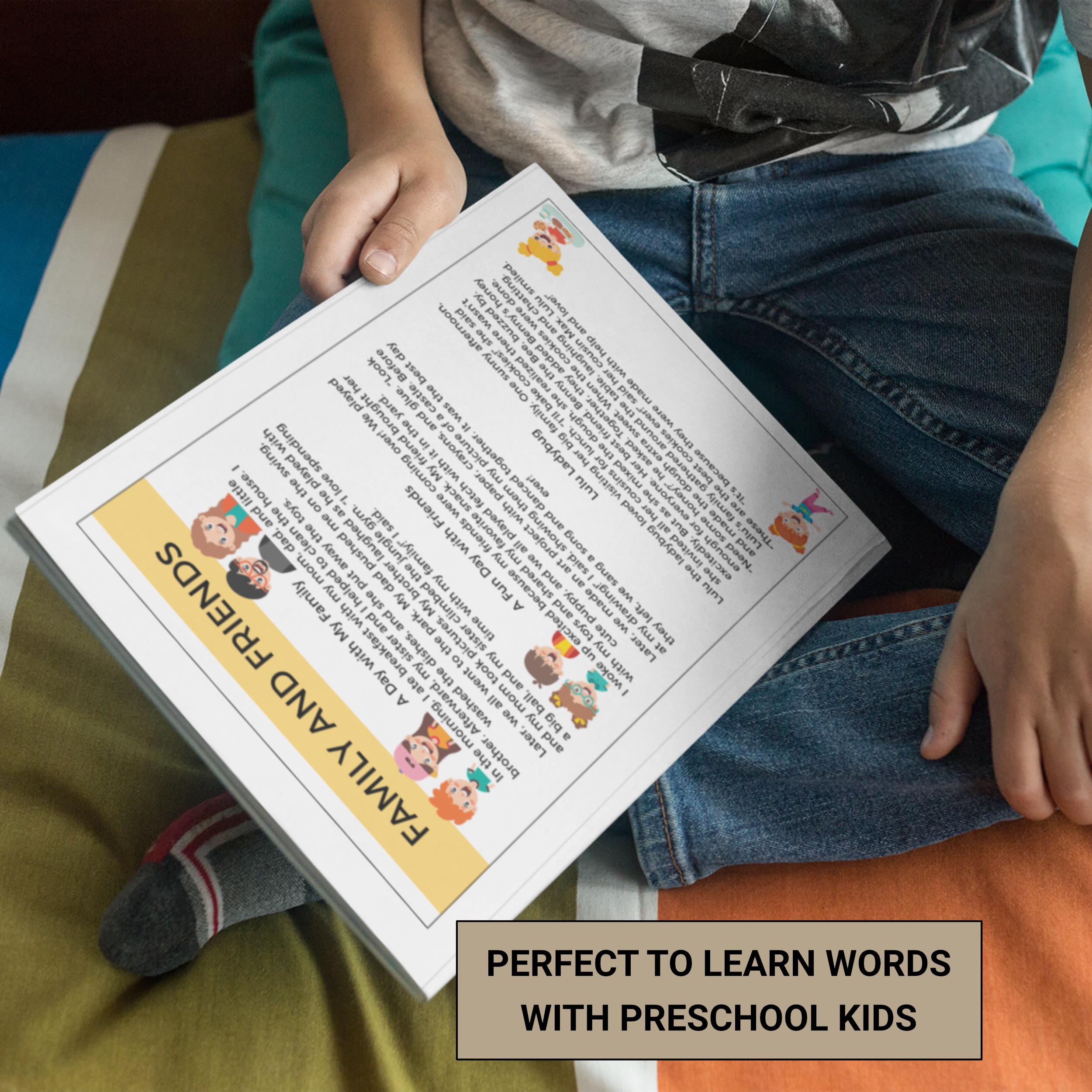Printable Stories for Preschoolers I Fun Stories With Common Words I ...