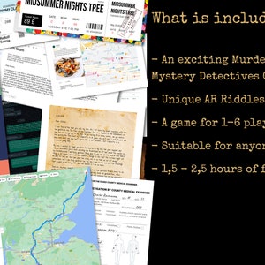 MURDER MYSTERY Printable Detective Game I Ravenwood Manor I DIY ...