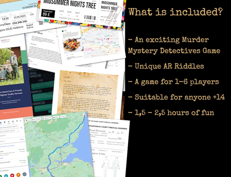 MURDER MYSTERY Printable Detective Game I Ravenwood Manor I DIY ...
