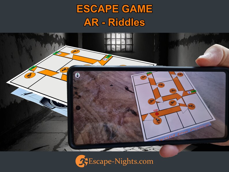ESCAPE GAME Printable Escape Room I Prison Break I DIY Printable Escape ...