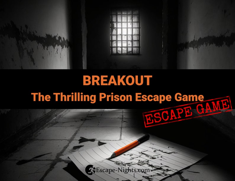 ESCAPE GAME Printable Escape Room I Prison Break I DIY Printable Escape ...