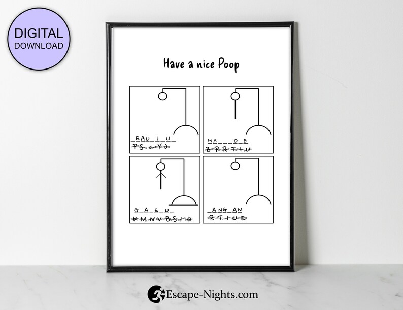 Printable Bathroom Sign I Have a Nice Poop I Printable Wall Art I ...