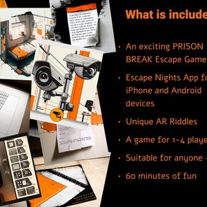 ESCAPE GAME Printable Escape Room I Prison Break I DIY Printable Escape ...
