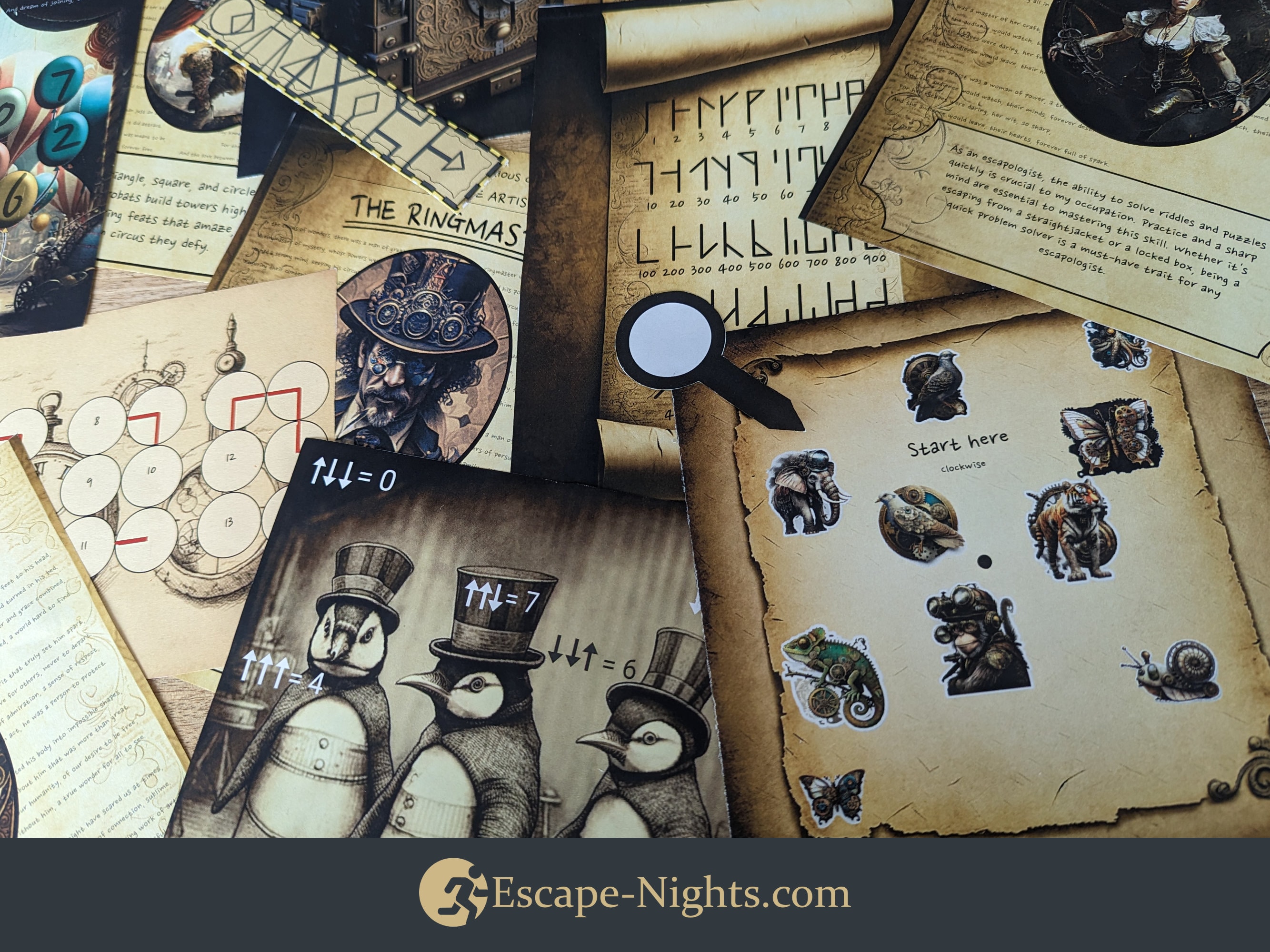 ESCAPE GAME Printable Escape Room I Circus of Wonders I DIY Printable ...