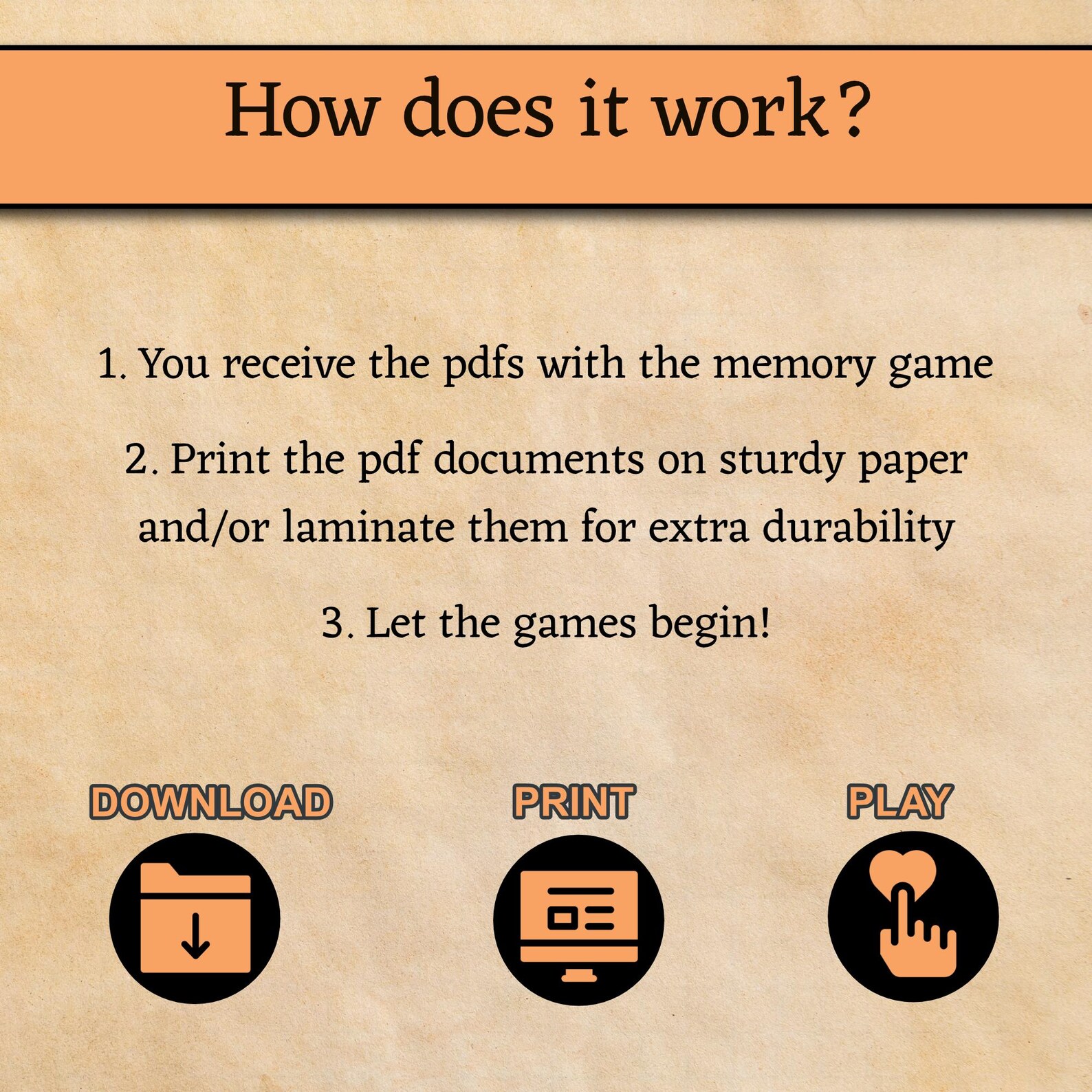 Memory Game for Children I Printable Learning Game I Preschool I Educational Homeschool Material ...