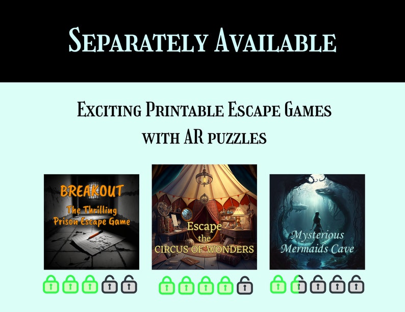 Escape Game Decoder Set I Christmas FROZEN I DIY Escape Room Secret ...