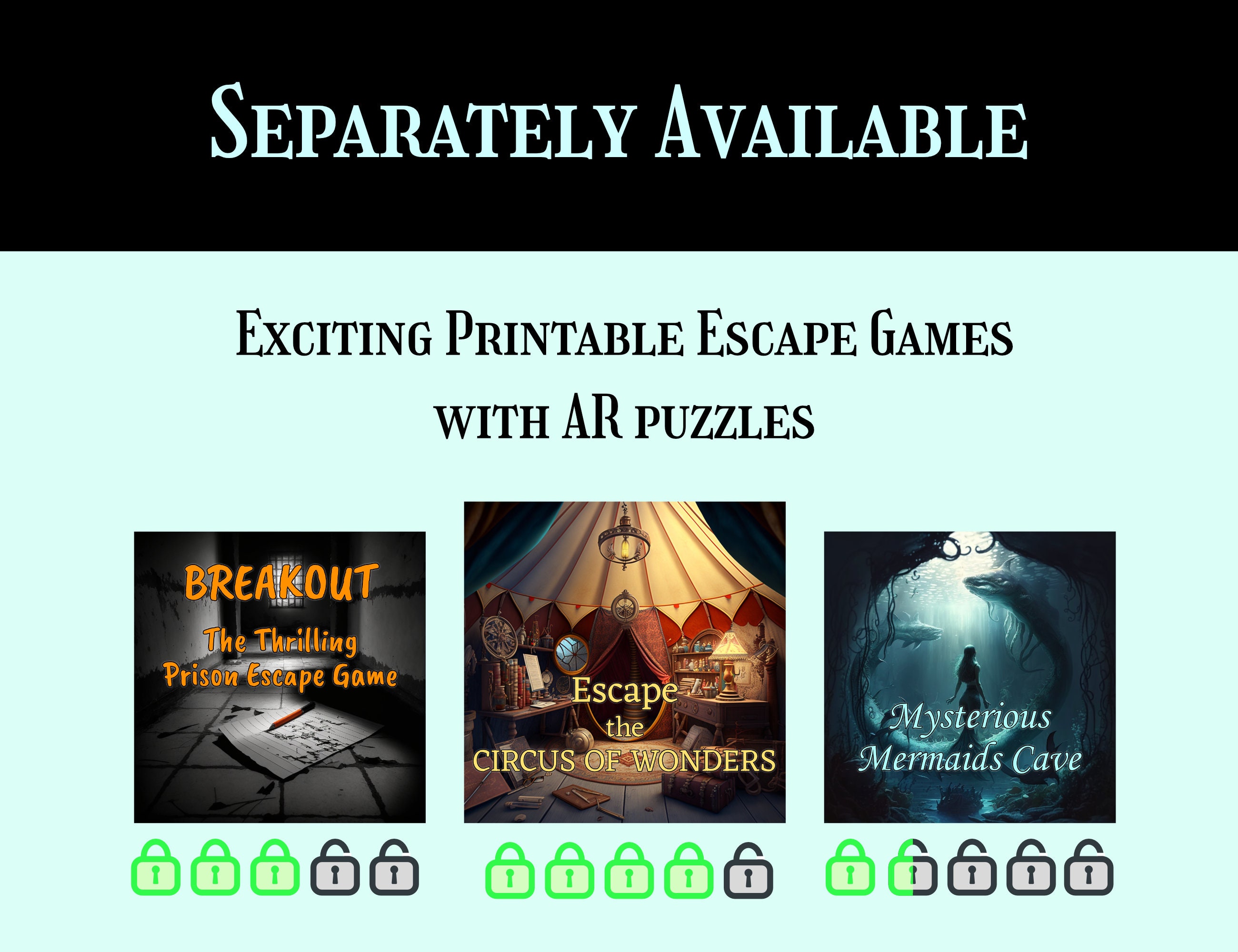 Escape Game Decoder Set I Christmas FROZEN I DIY Escape Room Secret ...