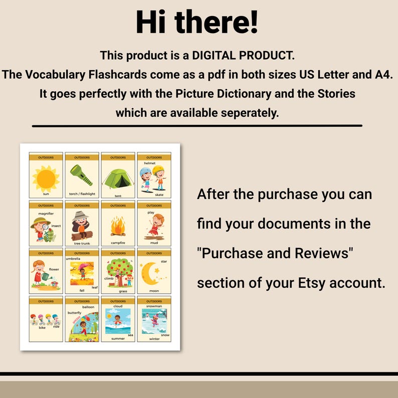 Printable Vocabulary Flashcards for Preschoolers I Homeschool I ...