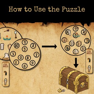 Escape Game Single Puzzle, EGYPT Style, DIY Escape Room/treasure Hunt ...