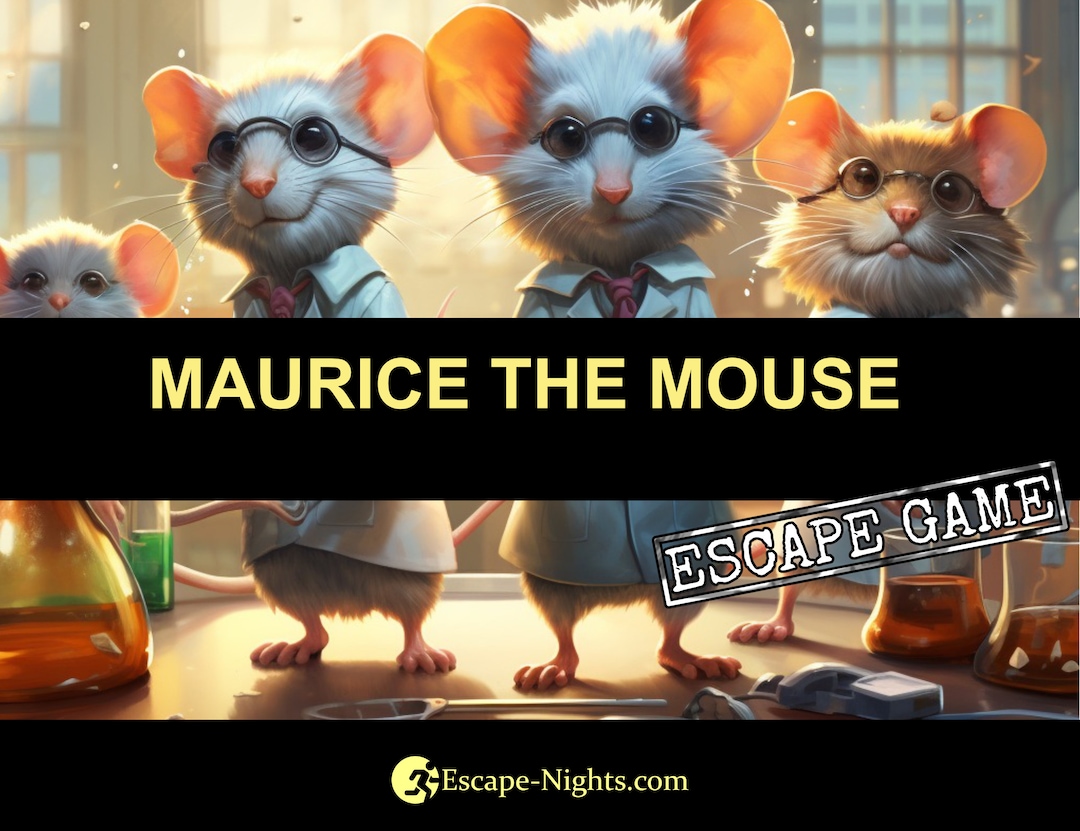 Escape Game I MAURICE THE MOUSE I Printable Game I Family Friendly ...
