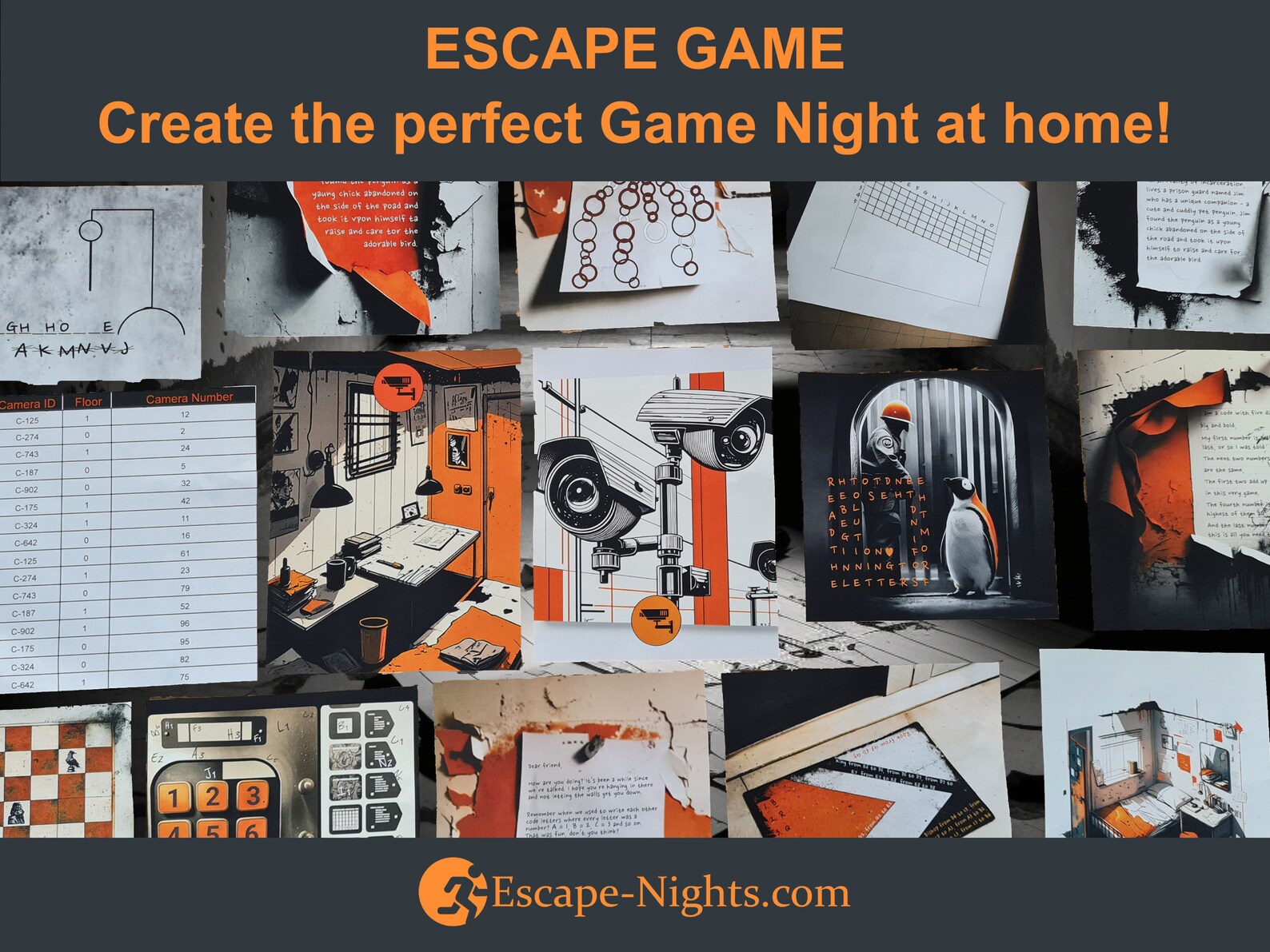 ESCAPE GAME Printable Escape Room I Prison Break I DIY Printable Escape ...