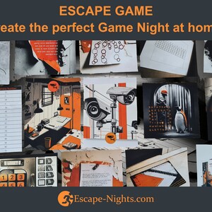 ESCAPE GAME Printable Escape Room I Prison Break I DIY Printable Escape ...