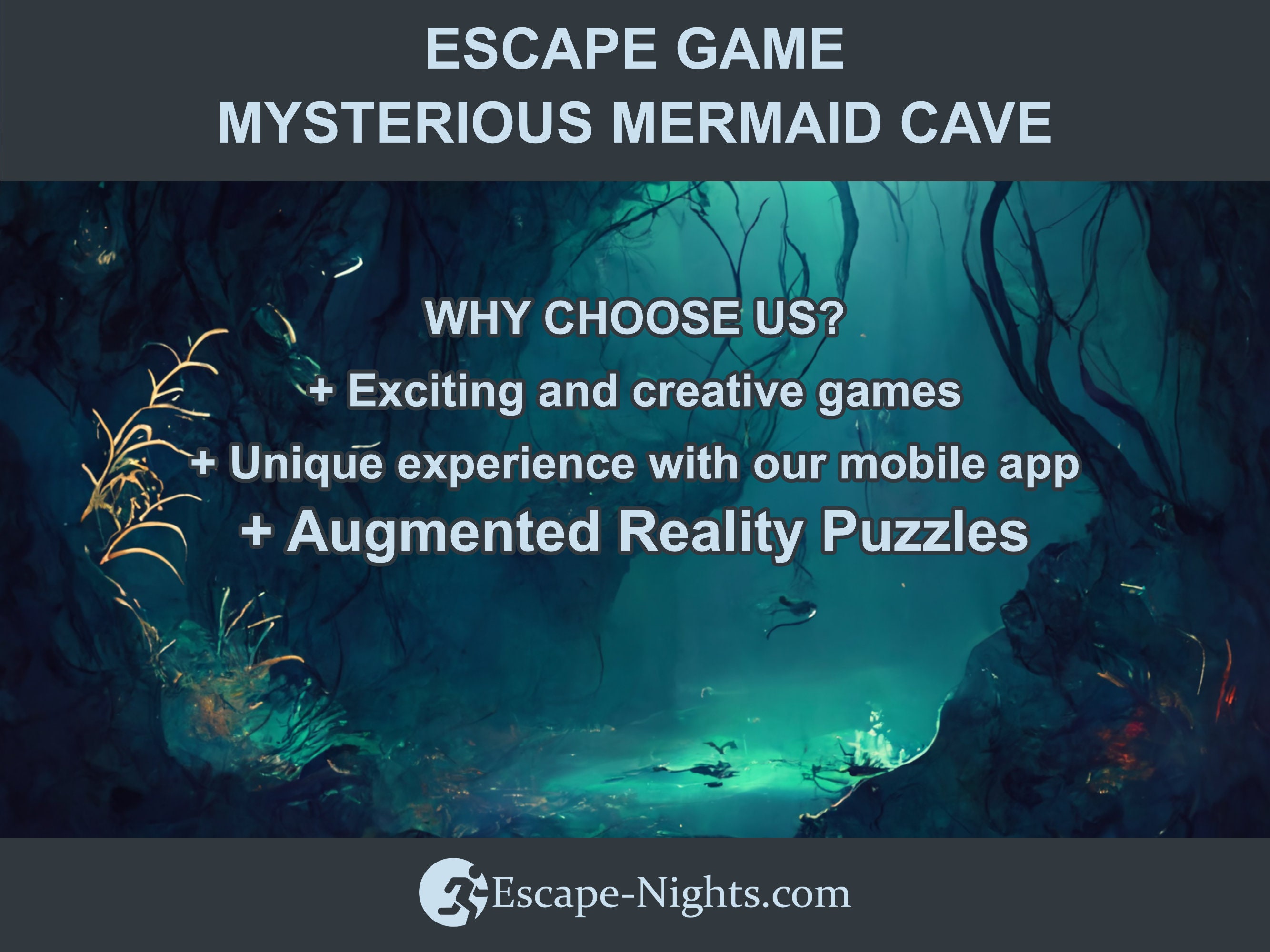ESCAPE GAME Printable Escape Room I the Mysterious Mermaid Cave I DIY ...