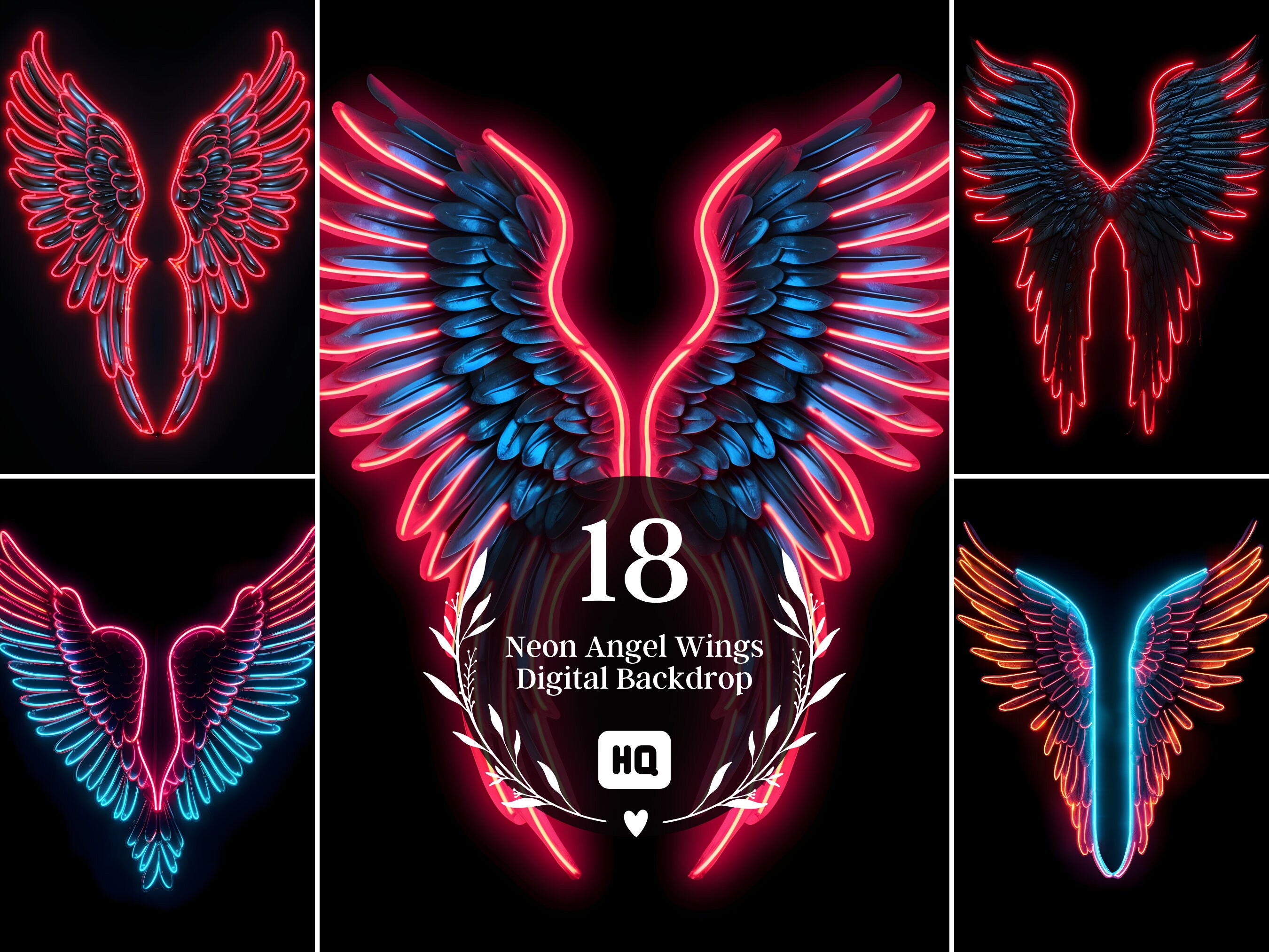 Beautiful Angel Wings Wallpaper