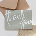 Customizable Script Thank You Card Template: Sage Green (PDF) - Etsy
