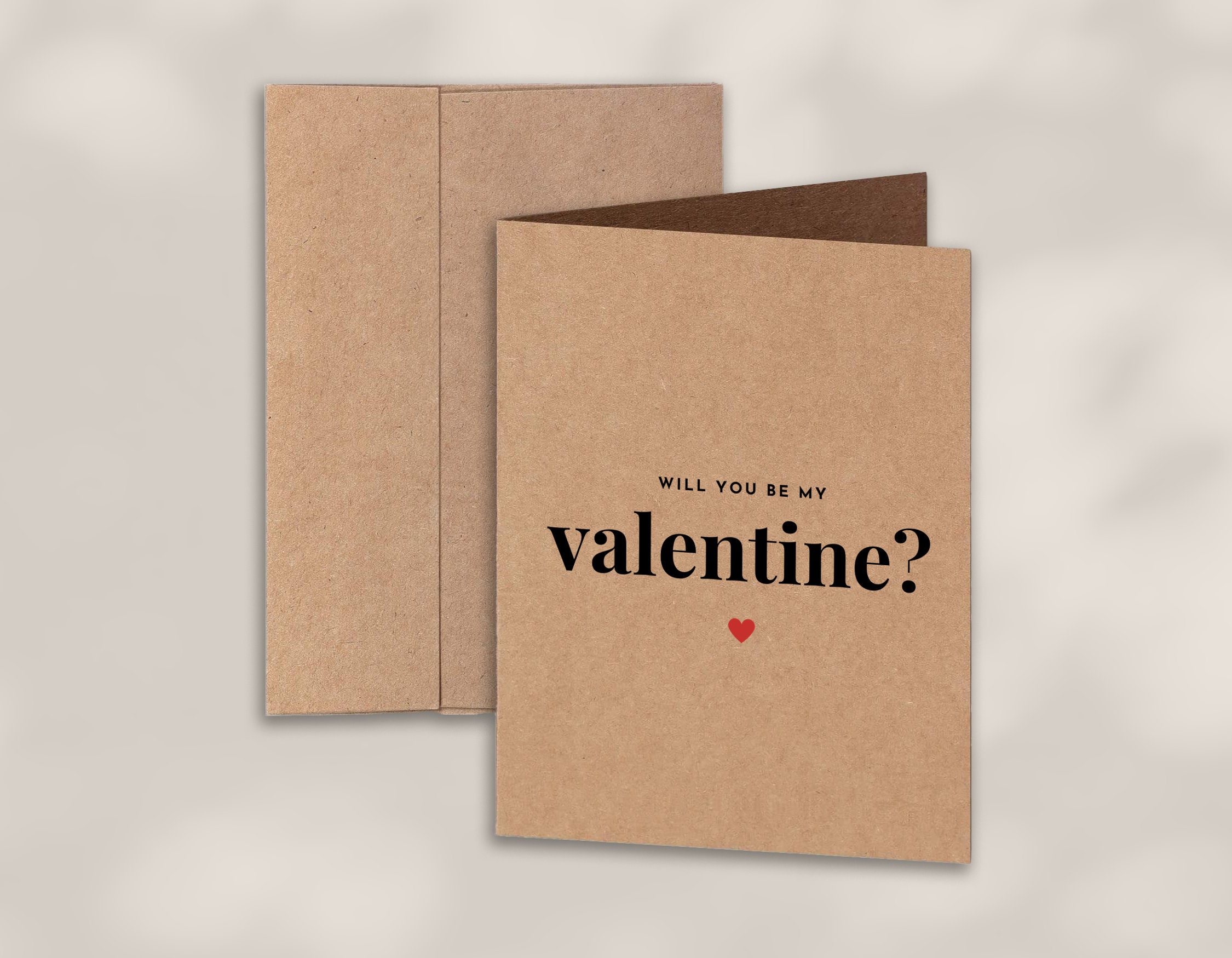 Valentines Day Printable Card, Be My Valentine, Greeting Card - Etsy