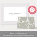 Customizable Script Thank You Card Template: Sage Green (PDF) - Etsy