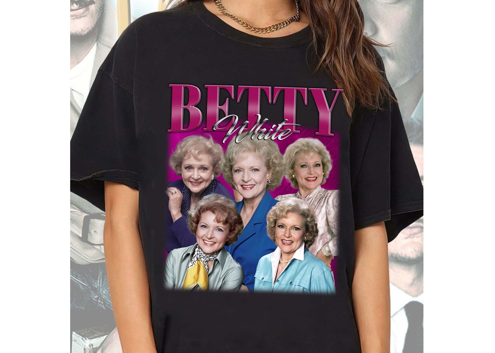 Vintage Betty White T Shirt Betty White Shirt Betty White Etsy