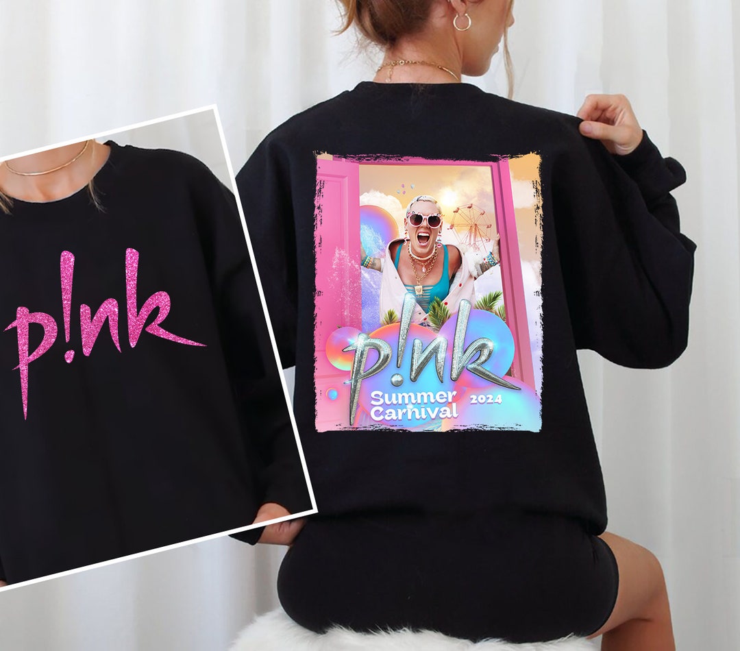 Pink Summer Carnival 2024, Trustfall Album Tee, Pink Singer Tour, Music ...