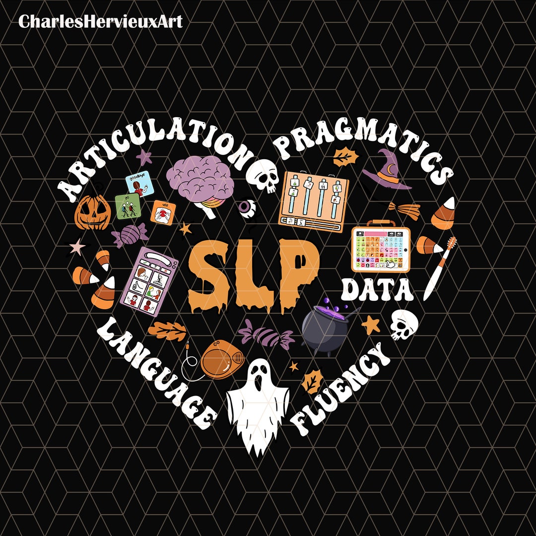 SLP Halloween Png Slp Png Halloween SLP Png Speech - Etsy