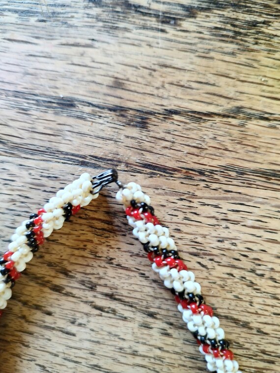 Native vintage beaded necklace Thunderbird - Gem