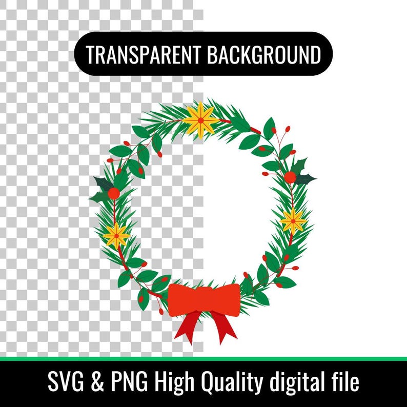 20 Christmas Wreath Svg Bundle, Wreath Svg, Christmas 2024 Svg, Floral ...