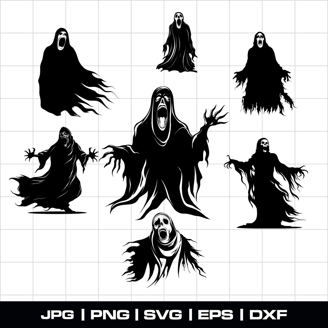 Ghostface Svg, Horror Halloween Svg, Scream, Scream Face Svg, Horror ...