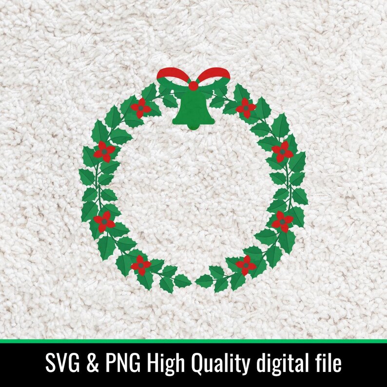 20 Christmas Wreath Svg Bundle, Wreath Svg, Christmas 2024 Svg, Floral ...