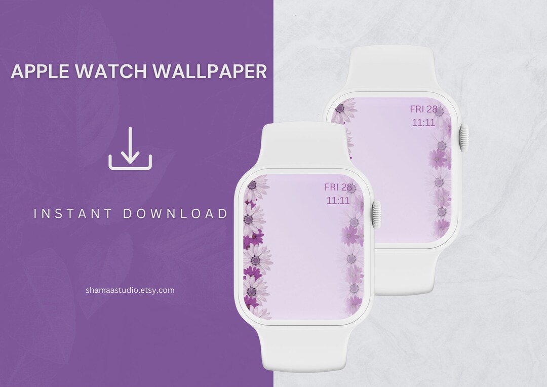 Apple Watch Wallpaper Digital Download Lock Screen Background Iwatch ...